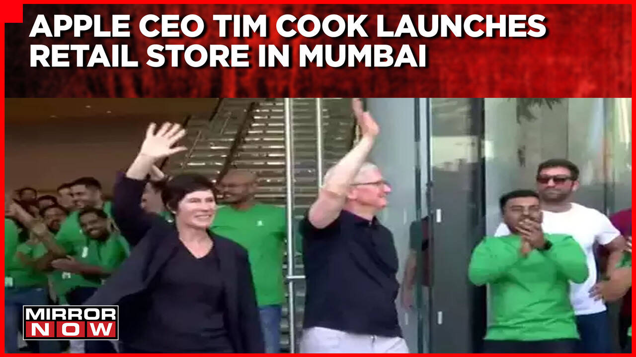 Apple CEO Tim Cook Launches India's First Ever Apple Retail Store In ...