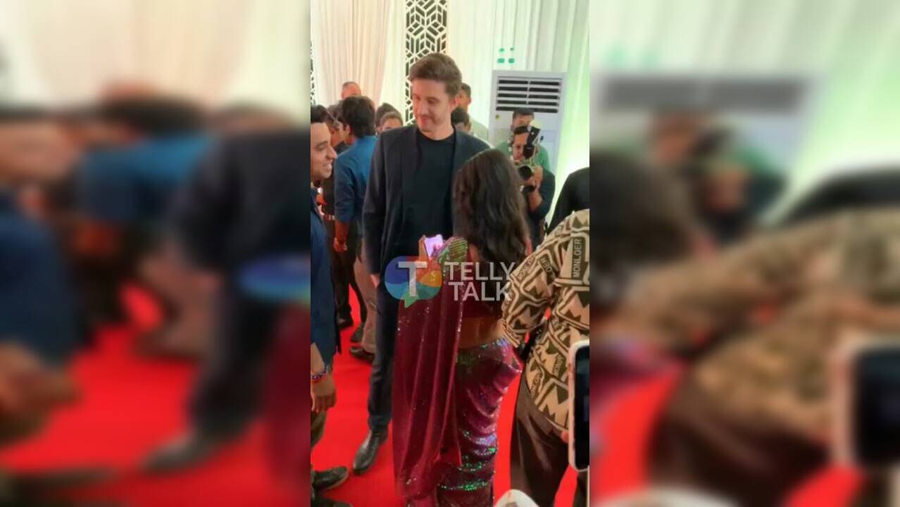 Sreejita De with fiance Michael at Baba Siddique's Iftar party