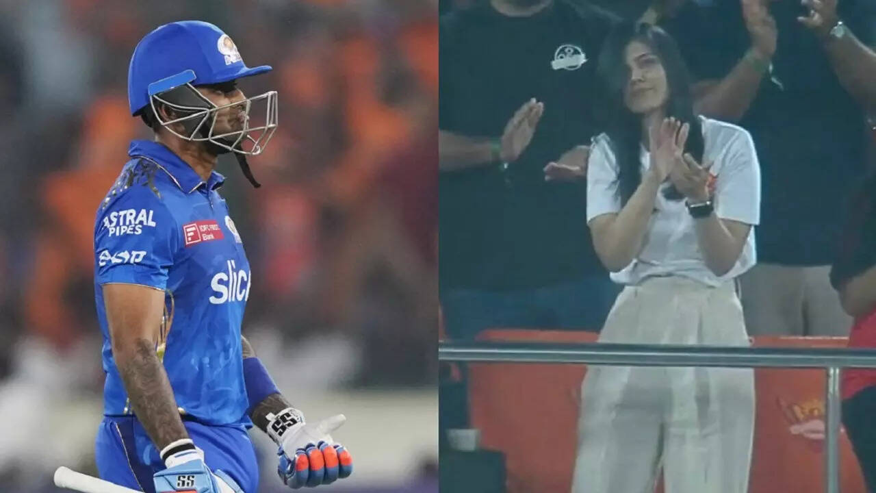 Kavya Maran Celebrates Suryakumar Yadav's Wicket During SRH-MI IPL 2023 ...