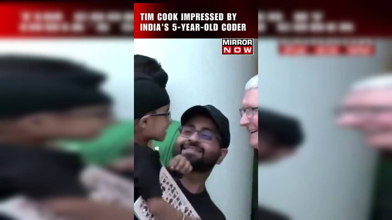 Tim Cook Impressed By India's 5-year-old Coder