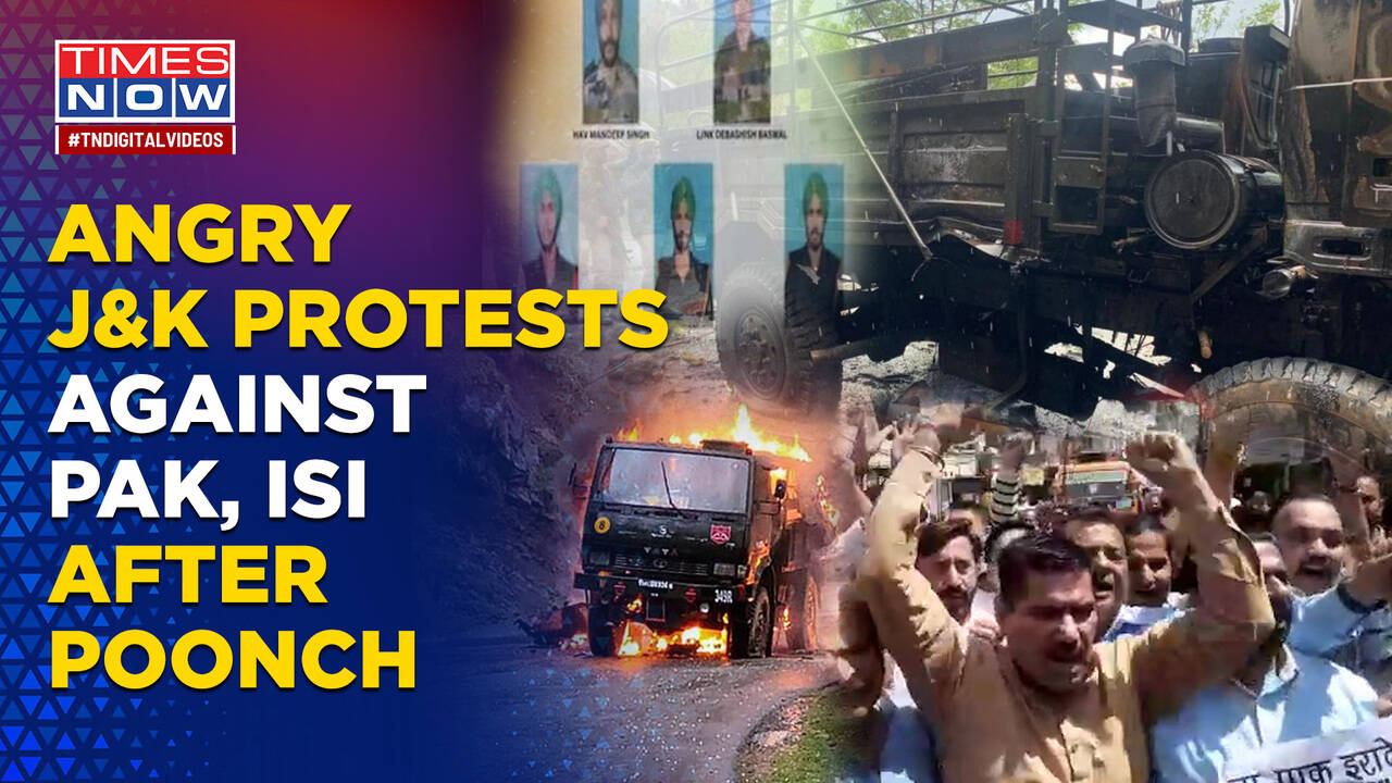 Massive Anti-Pakistan Protests In Jammu & Kashmir After Cowardly Poonch ...