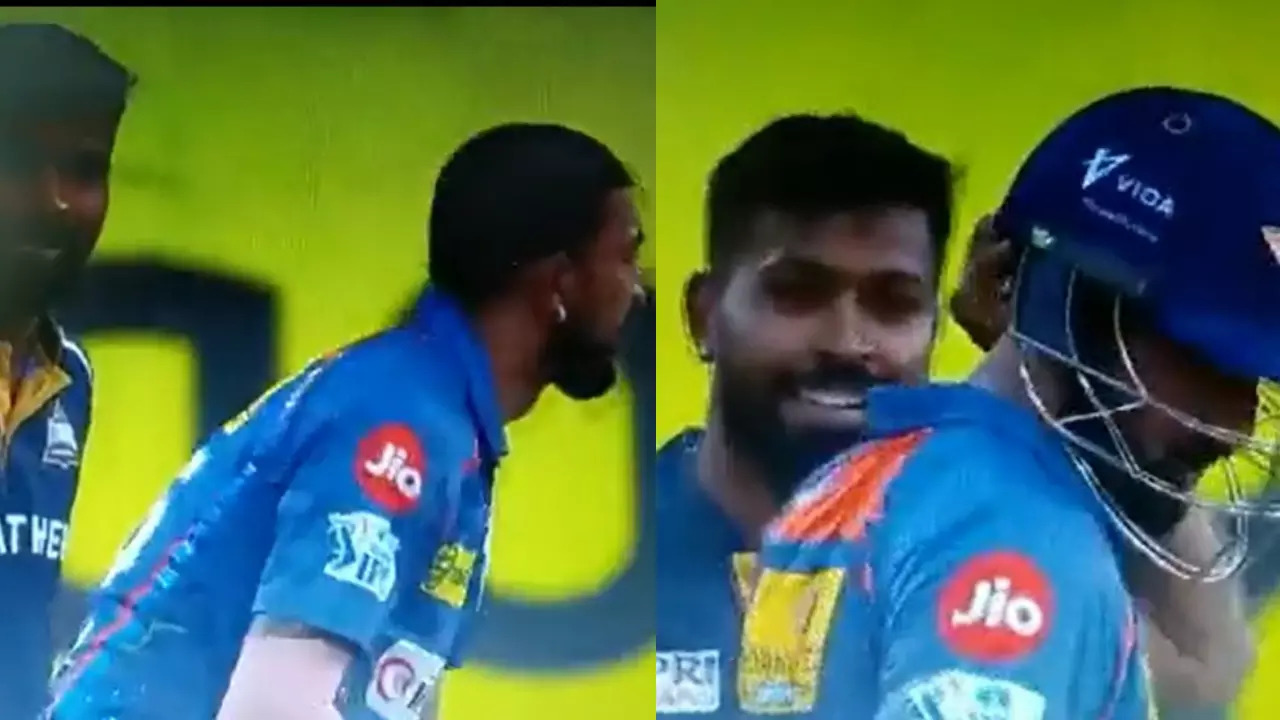IPL 2023- Hardik Pandya Sledges Krunal During LSG-GT Faceoff; Elder Brother's Reaction Goes ...