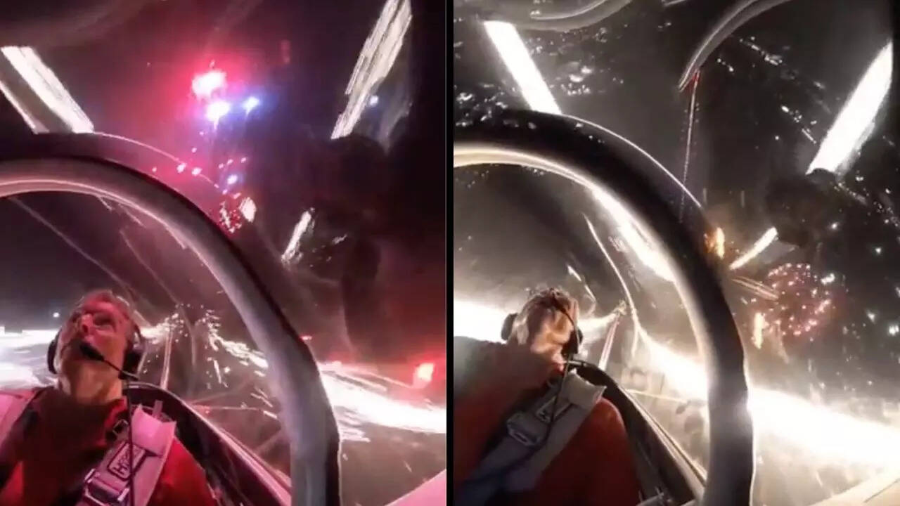 Viral Video: Plane Shoots Fireworks in Pilot’s Dazzling Cockpit View of ...