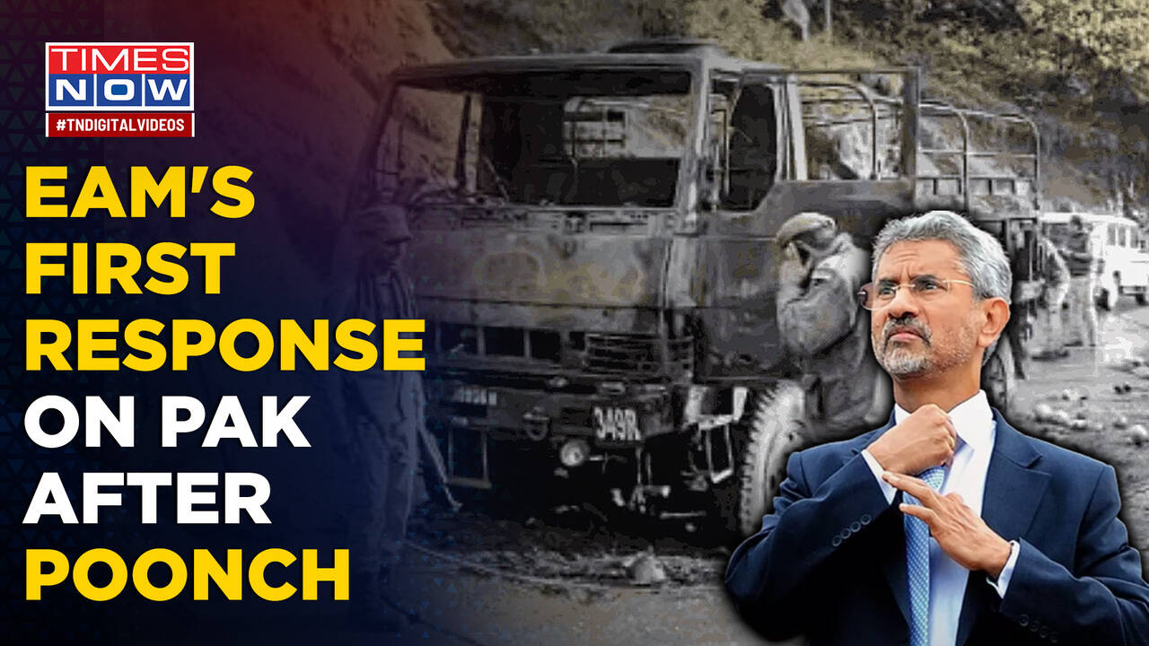 'Terror & Talks Can't Co-Exist': EAM Jaishankar Tears Into Pakistan After Poonch Attack | India ...