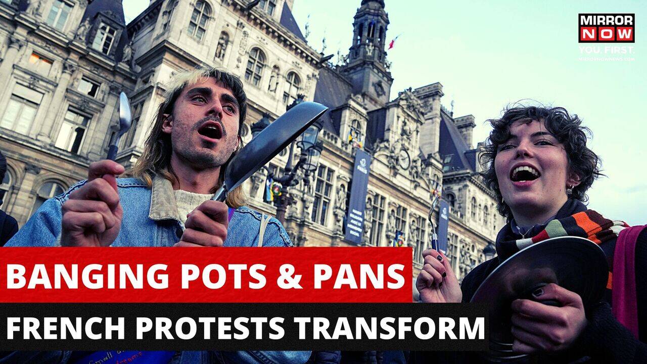 Pension Protests Re-ignite in France, Demonstrators Bang Pots And Pans ...