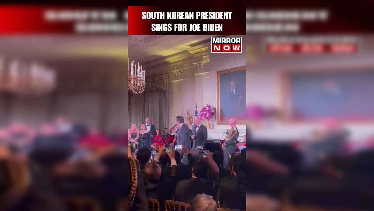 Watch South Korean President Yoon Suk Yeol Sings Bidens Favourite