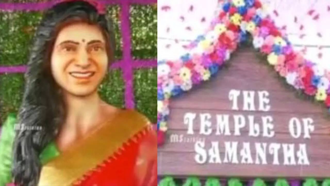 Samantha Ruth Prabhu's Fan Builds Temple For Her In Andhra Pradesh To Mark Her 36th Birthday ...