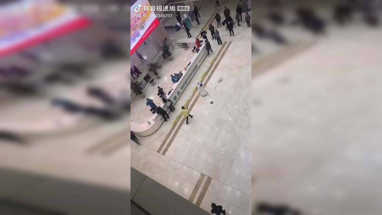 Woman Flips Out And Starts Smashing Robot Receptionist in Hospital ...