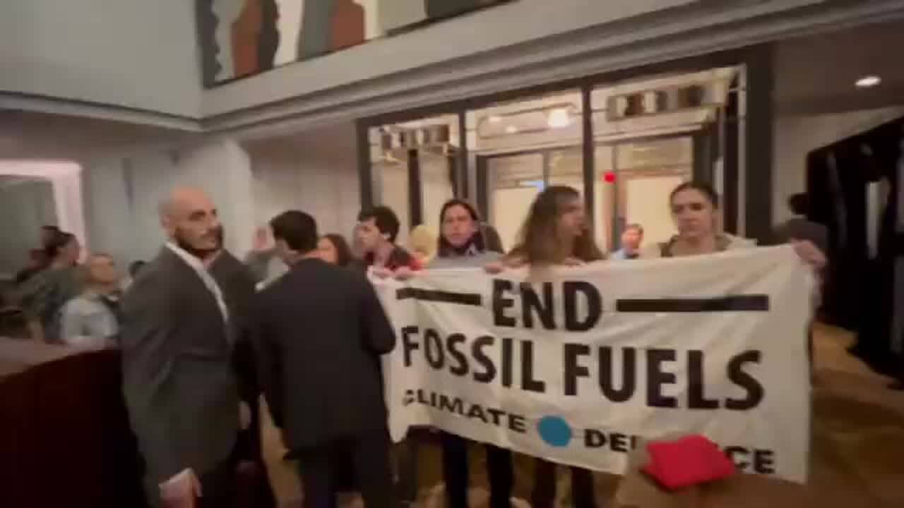 Viral Video: Climate Activists Disrupt CNN Brunch to Protest Fossil ...