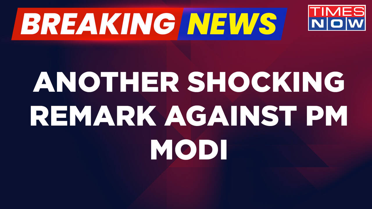 Breaking News | Another Shocking Remark From Congress Against PM Modi ...