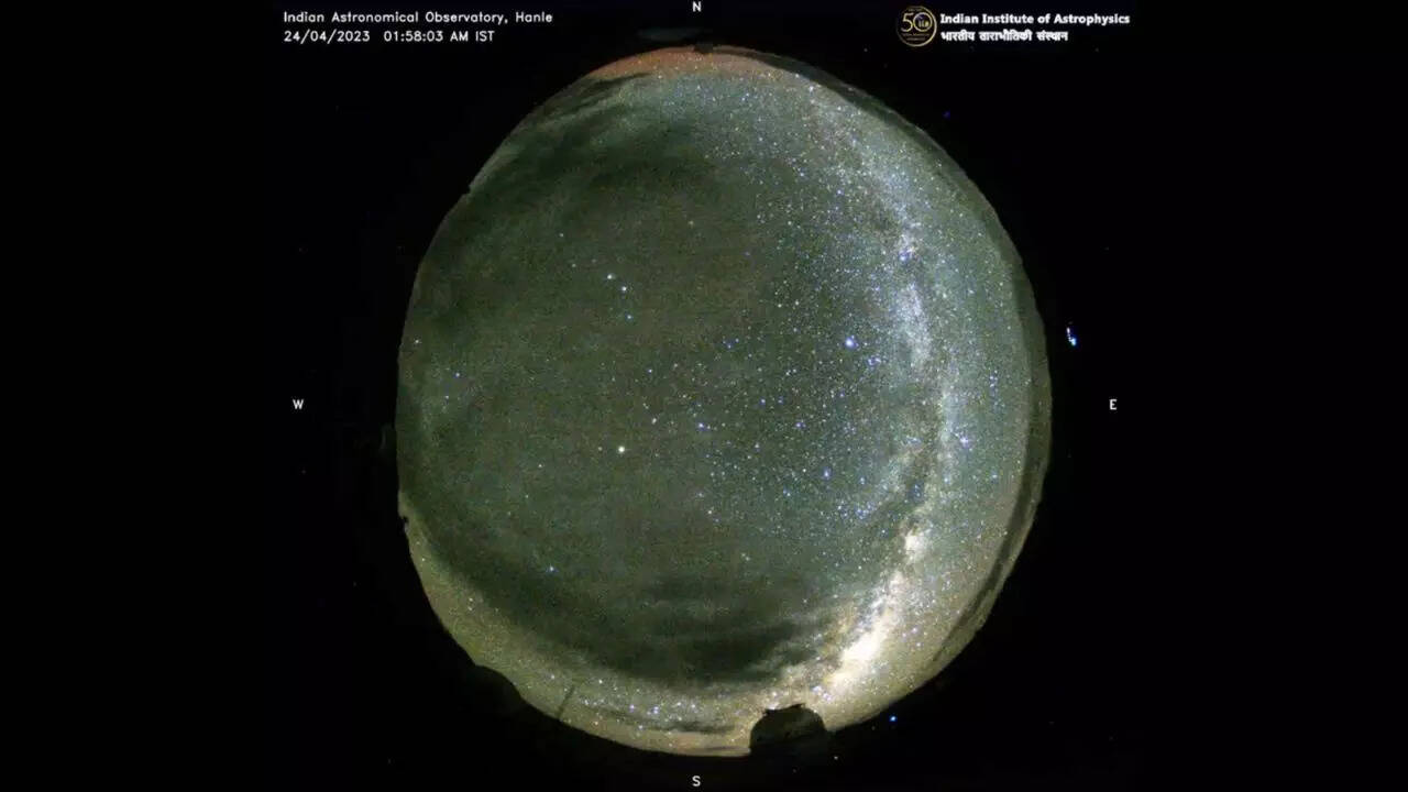 Ladakh Aurora: Watch Rare Northern Lights-Like Spectacle Observed in ...
