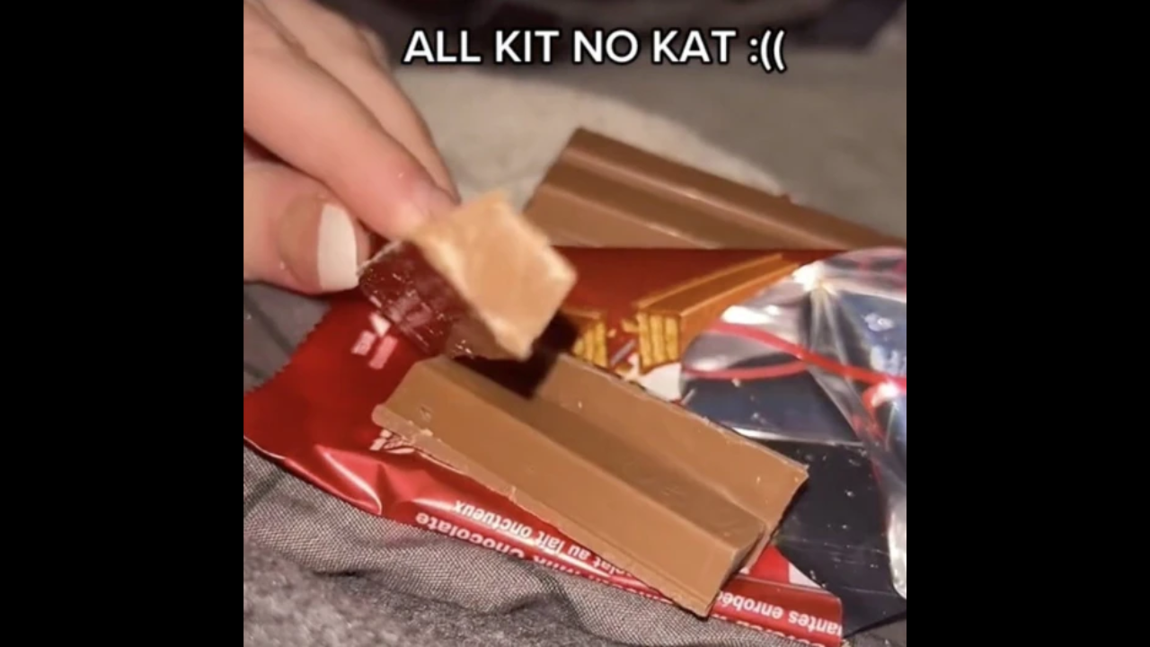 Woman Bites Into KitKat And Finds There’s No Wafer In It, Just ...