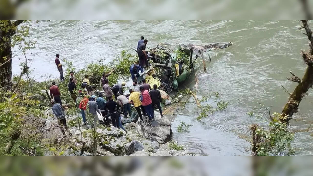 Army Helicopter Crash In Kishtwar: First Visual Of Tragic Incident Surfaces | India News, Times Now