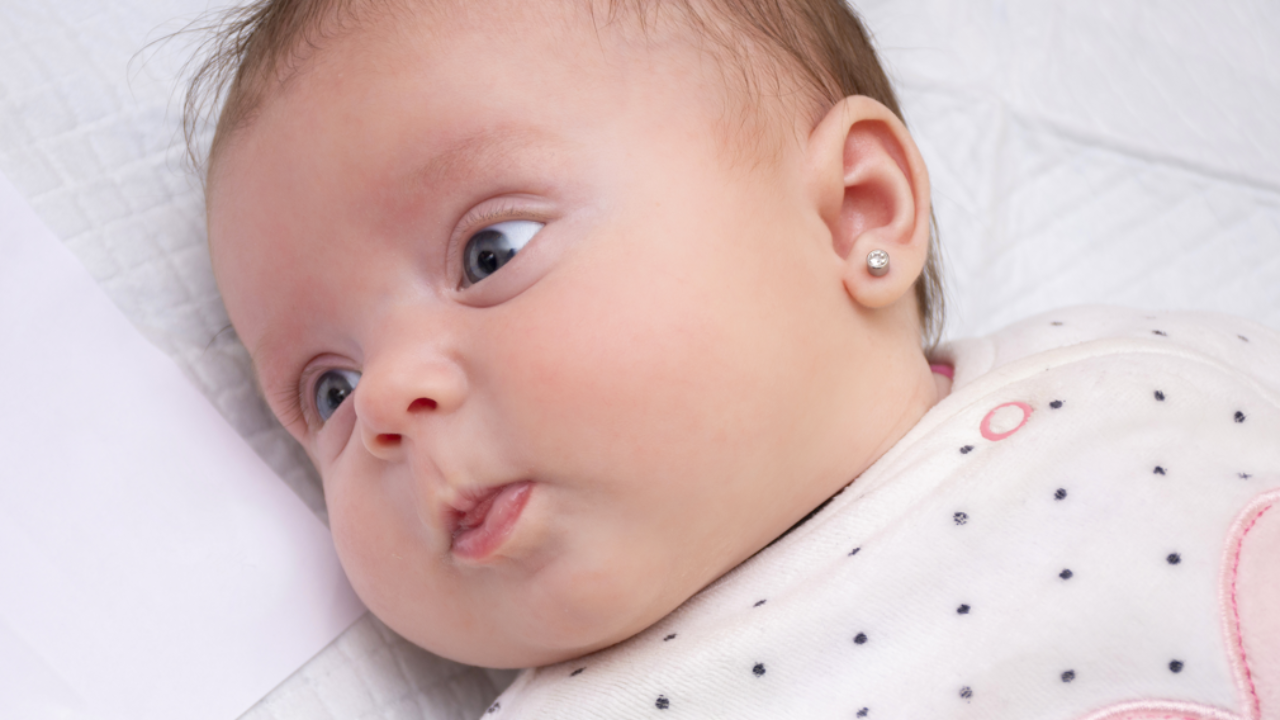 Which Earrings Are Best For Babies? Dermatologist Shares The Most And ...
